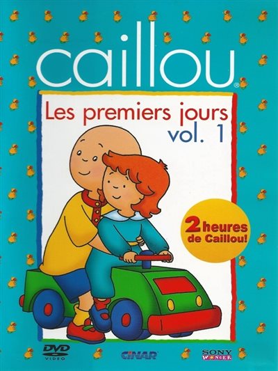 Caillou - Les premier jours - Vol. 1 - DVD - 074640488092 - Canada - 3 ...
